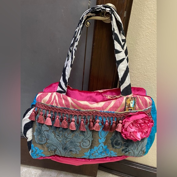 Keep It Gypsy | Bags | Keep It Gypsy Boho Overnight Bag Pink Zebra ...